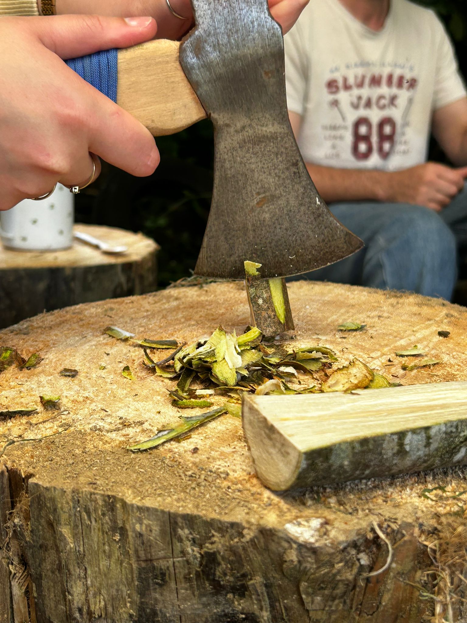 Greenwood Carving - Spoon making - Willow Wellbeing Wales